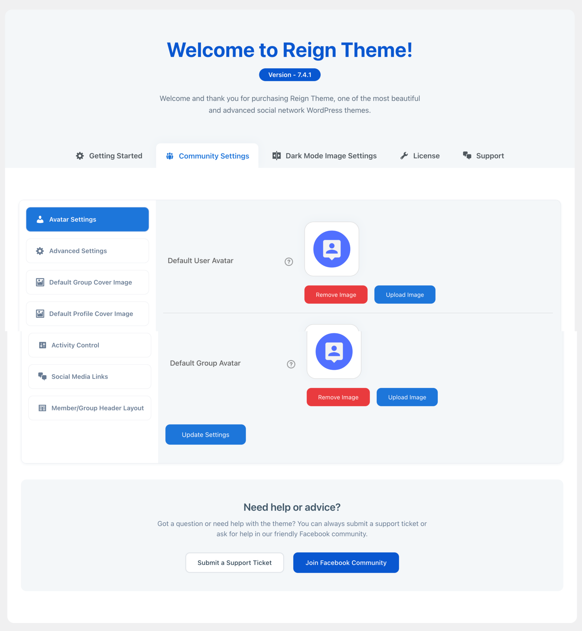 Avatar Setting - Wbcom Designs Docs