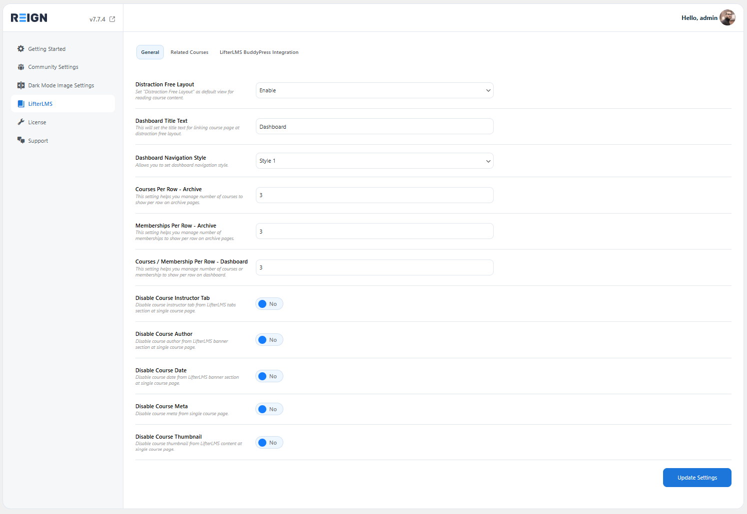 General Setting Options - Wbcom Designs Docs