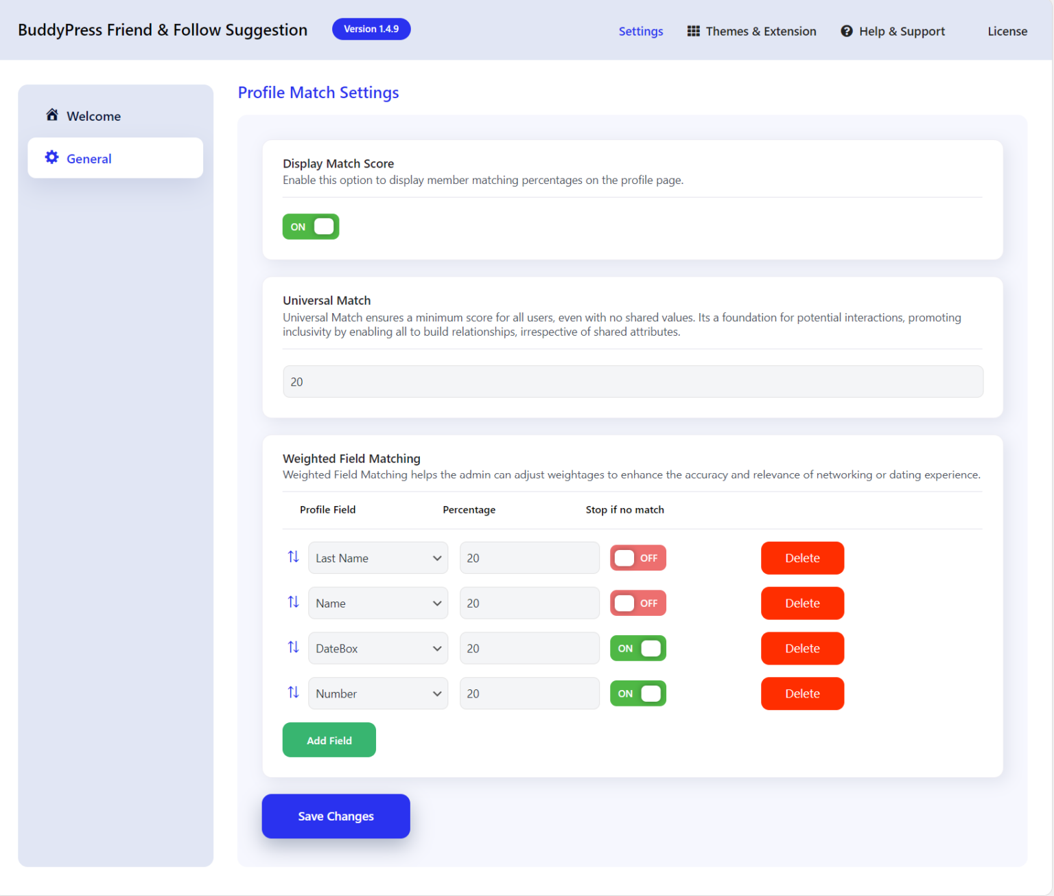 How to configure the backend settings in "BuddyPress Friend & Follow Suggestion" plugin? - Wbcom ...