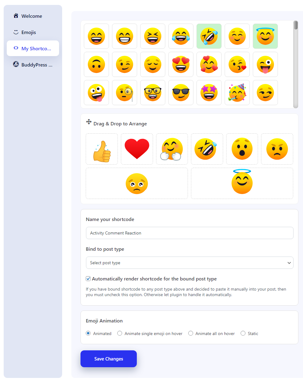 Activity Comment Reaction - Wbcom Designs Docs