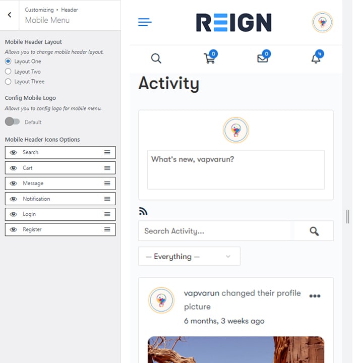 Mobile Menu - Wbcom Designs - Theme & Plugin Docs