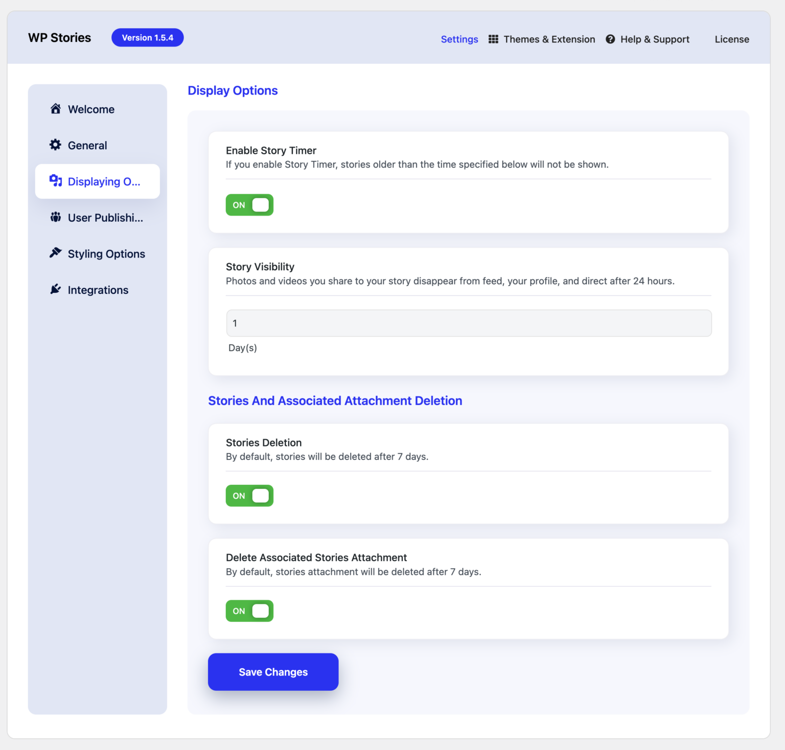 Display Options - Wbcom Designs - Theme & Plugin Docs