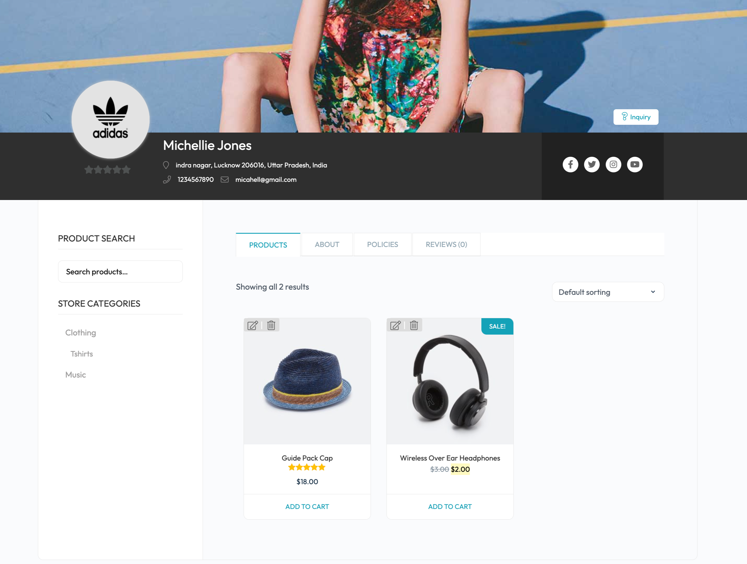 Store Layouts - Wbcom Designs - Theme & Plugin Docs