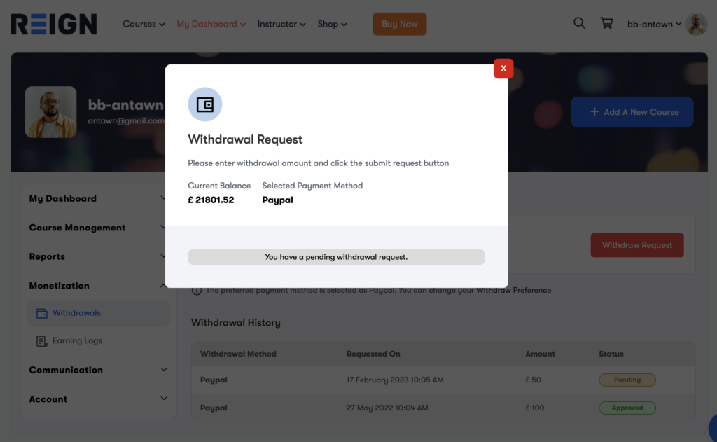 How Commission payout (Withdrawal)works? - Wbcom Designs - Theme ...