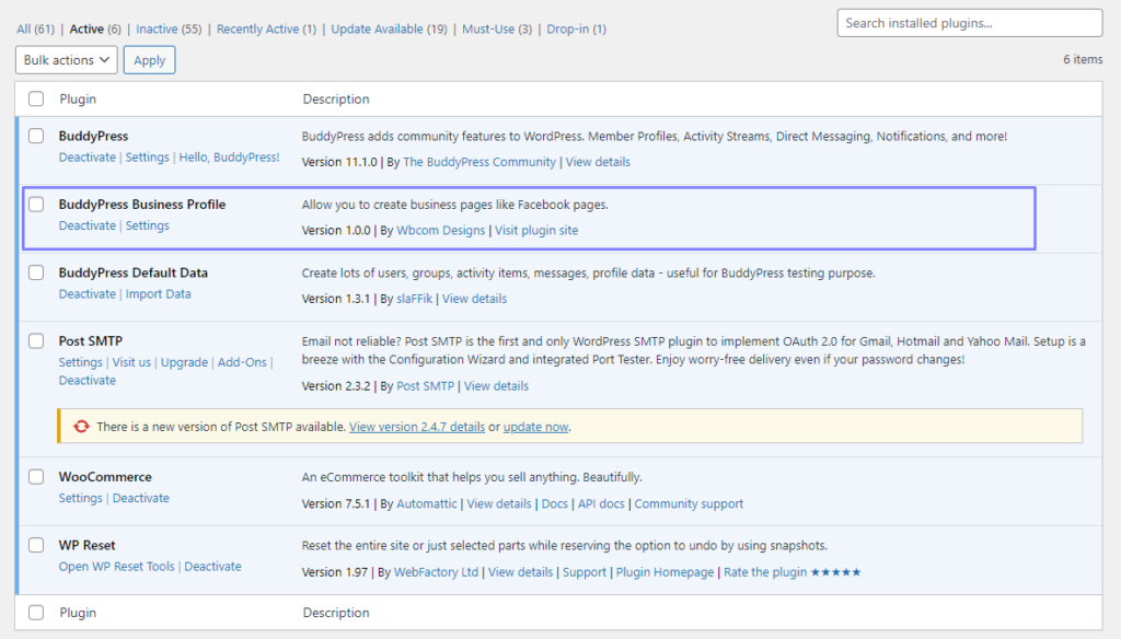 Plugin Installation - Wbcom Designs Docs