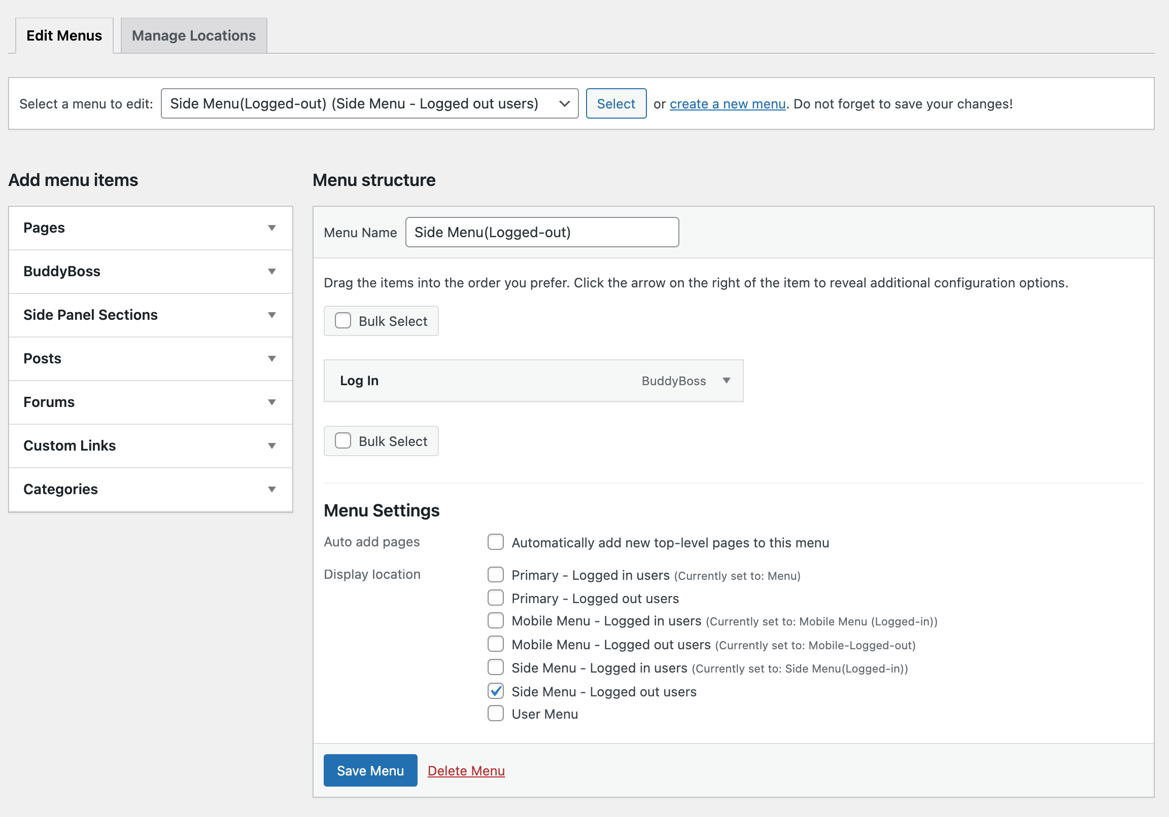 Mobile Menu - BuddyX Pro Theme - Wbcom Designs Docs