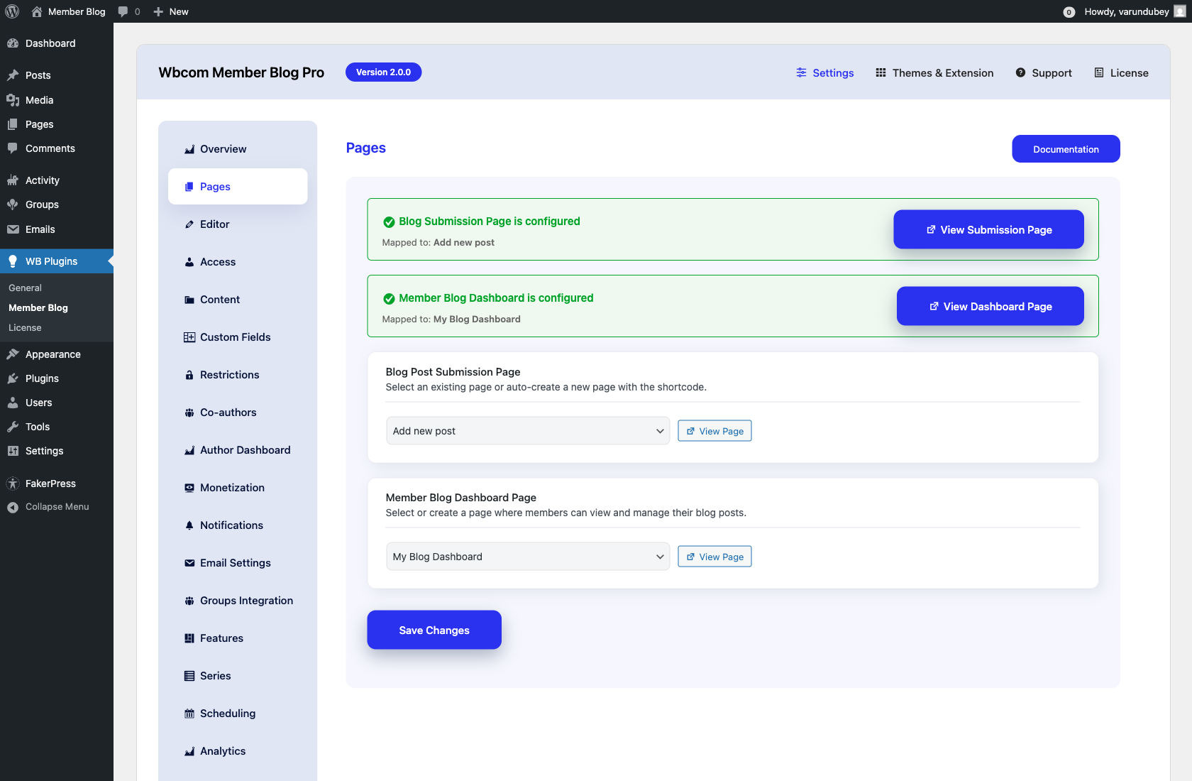 Admin Settings Guide - Wbcom Designs Docs