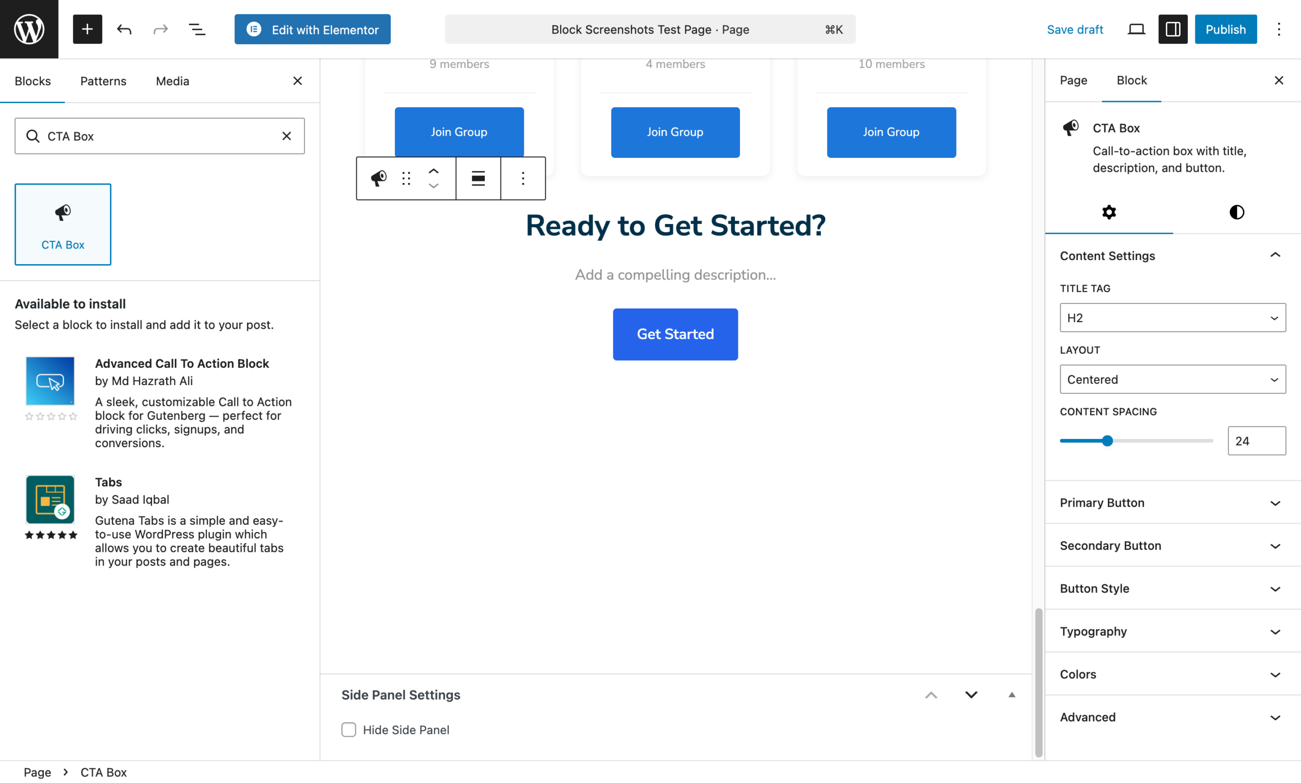 Content Blocks - Wbcom Designs Docs