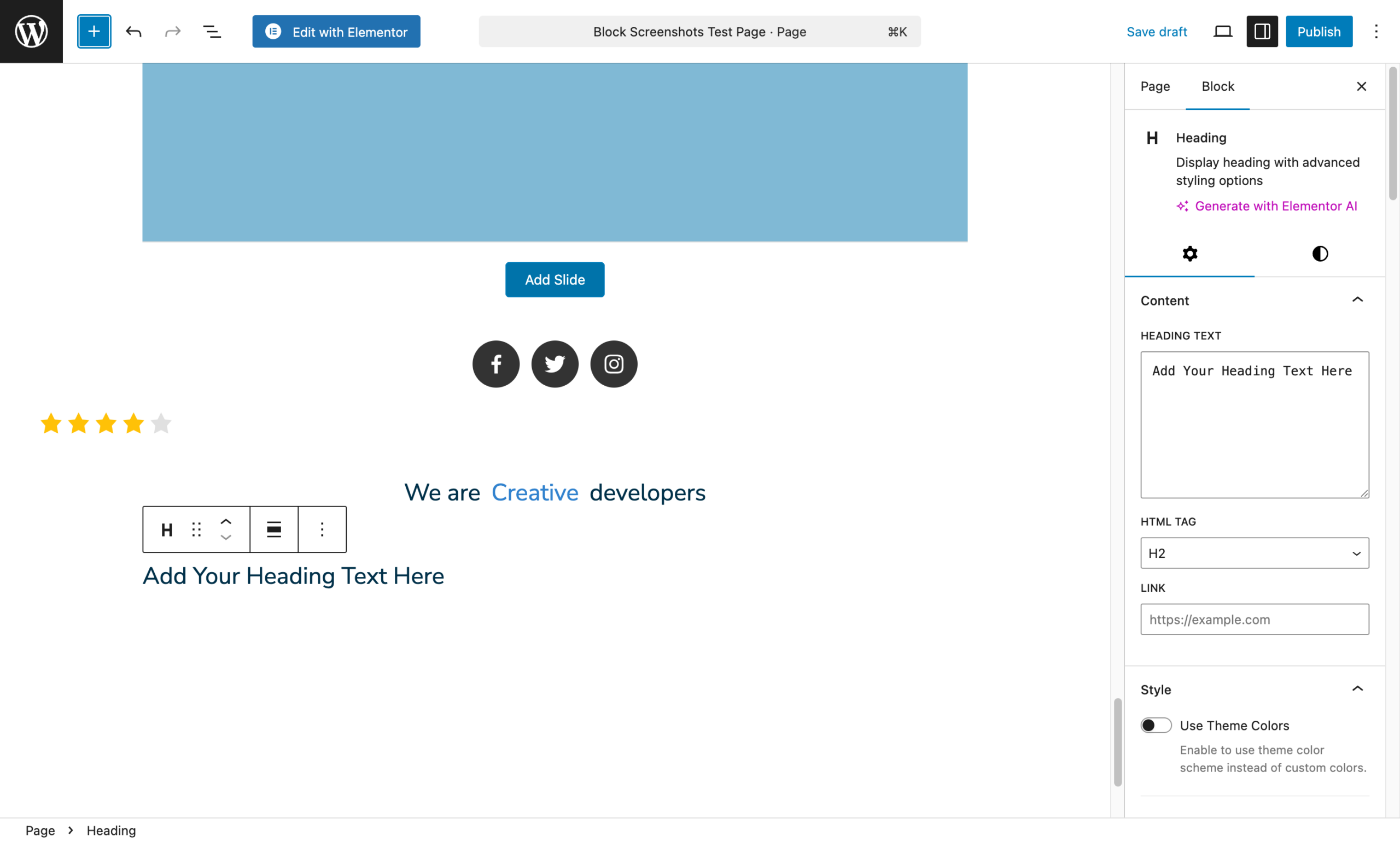 Design Blocks - Wbcom Designs Docs