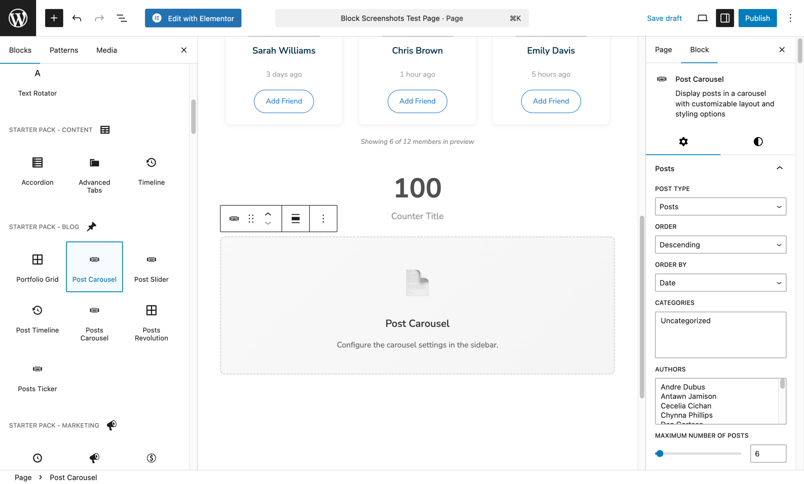 Blog Blocks - Wbcom Designs Docs