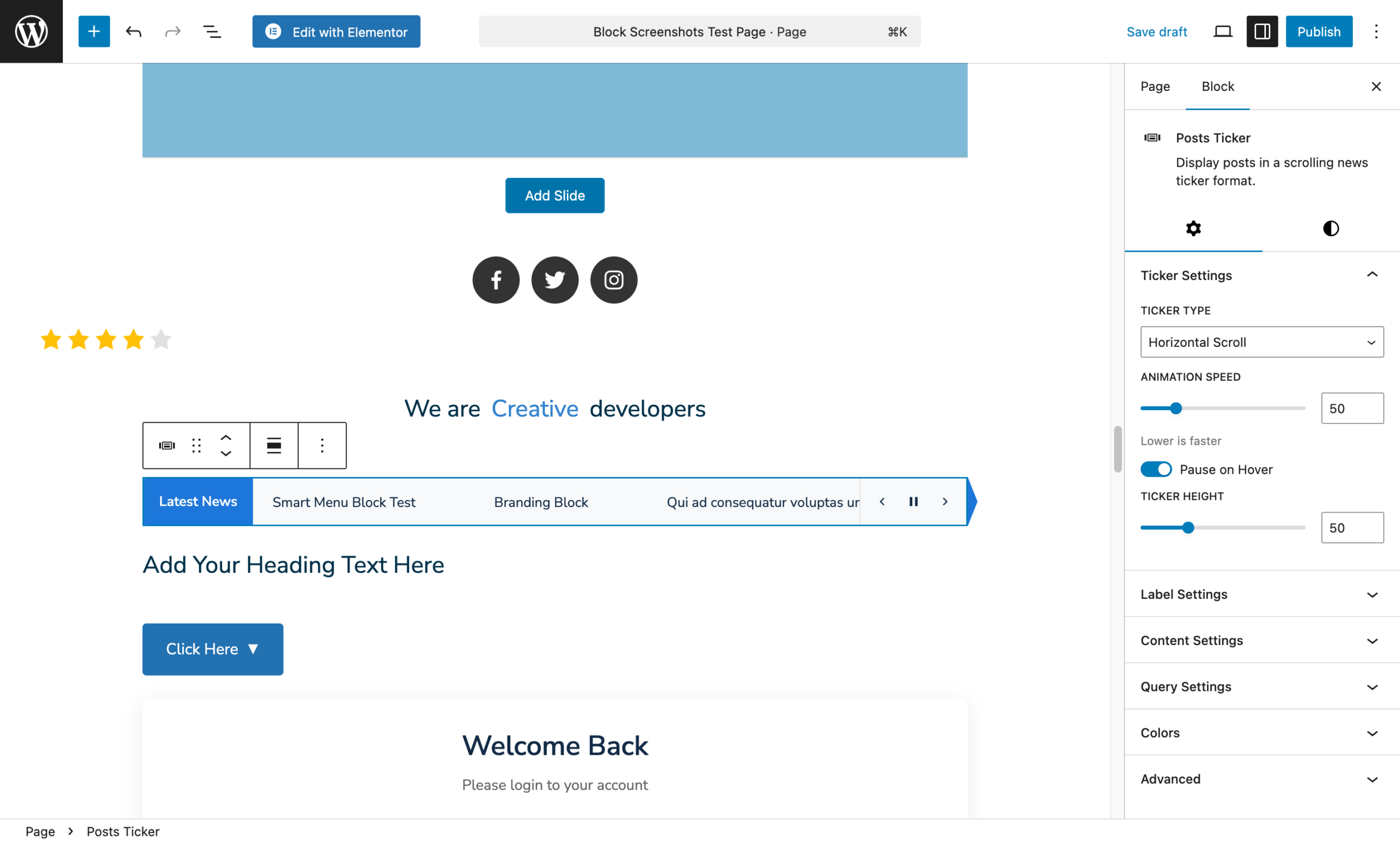Blog Blocks - Wbcom Designs Docs